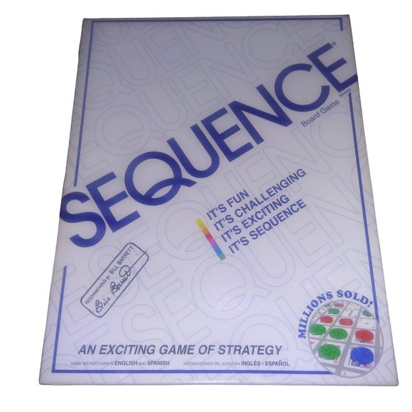 Toys | Vintage Sequence Board Game Of Strategy Classic Jax Games 1995 New Old Stock | Poshmark